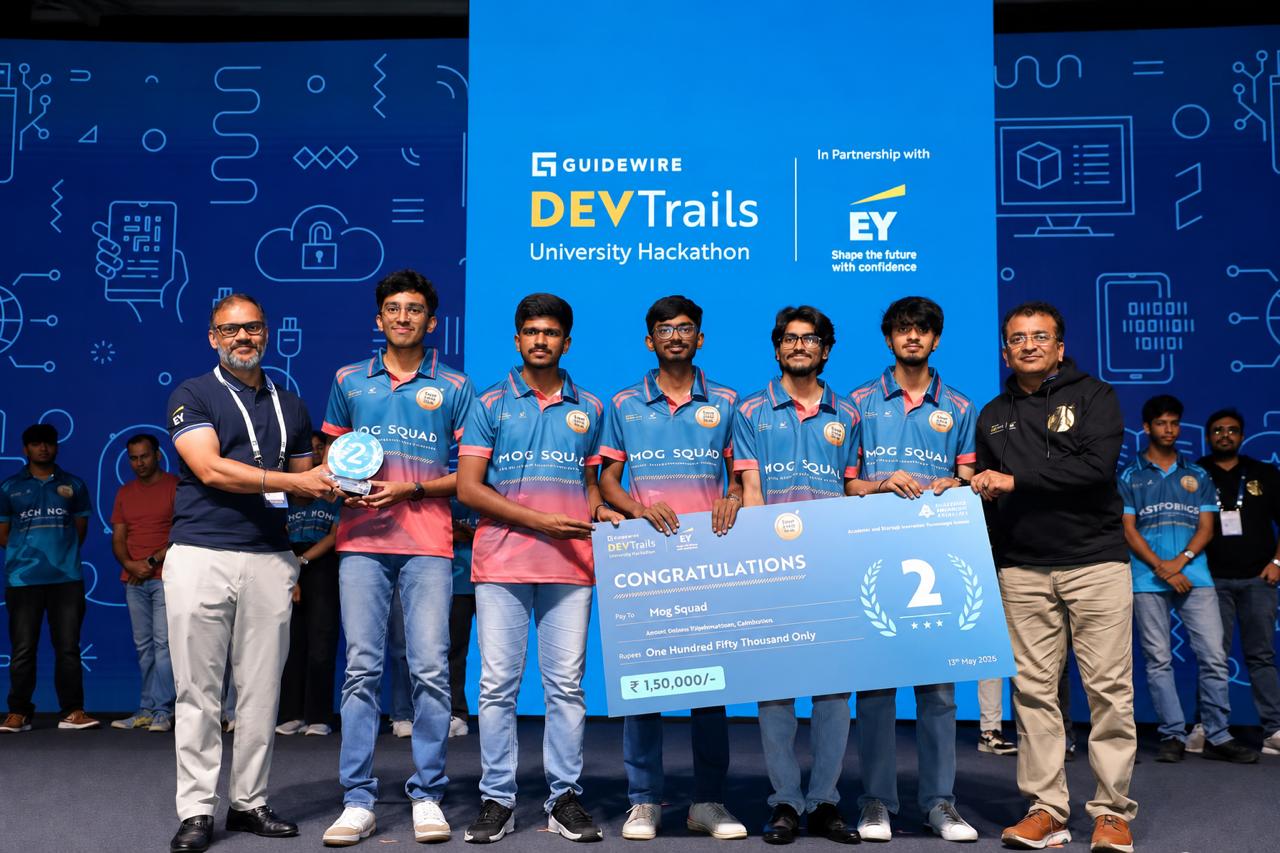 Amrita Students Win ₹1.5 Lakh Prize at Guidewire DEVTrails Hackathon ...