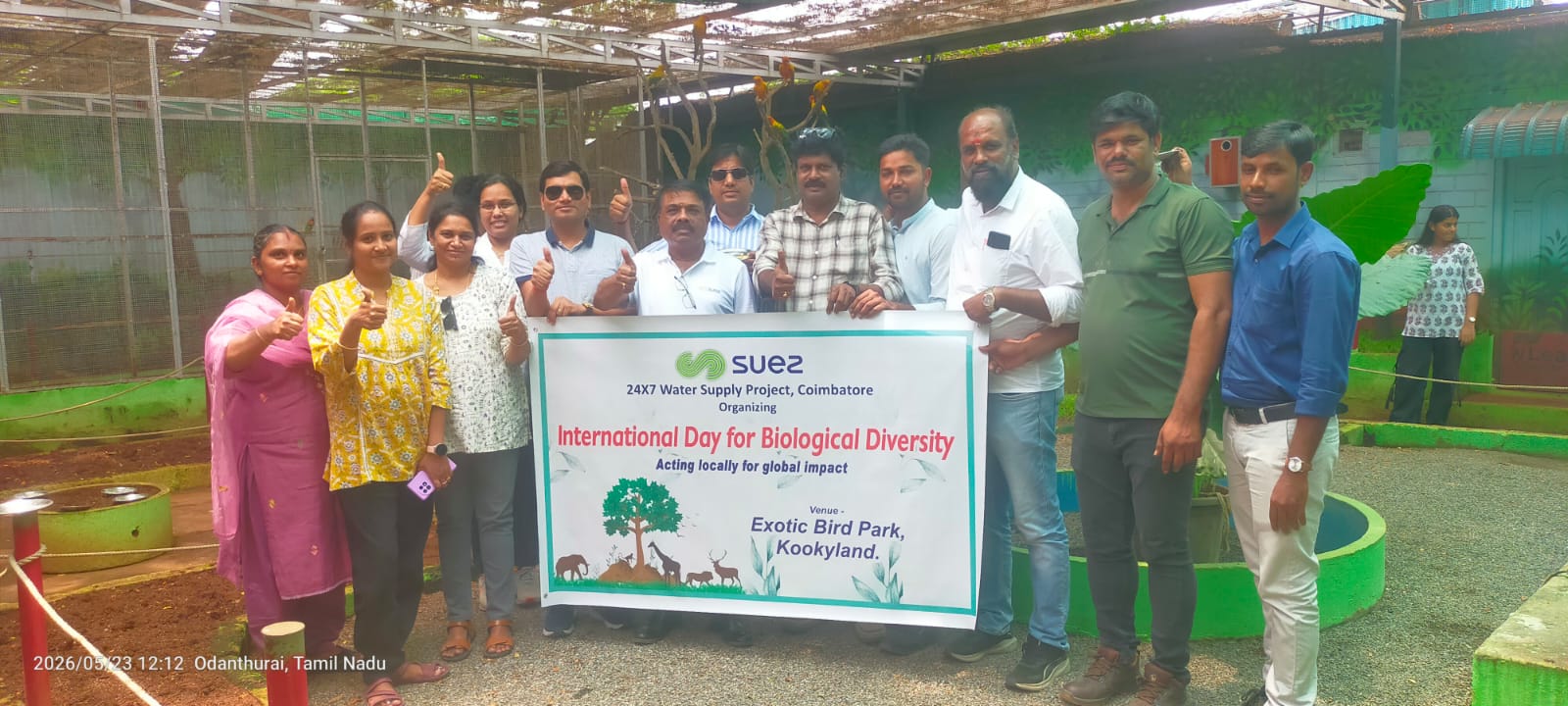 SUEZ in Coimbatore Staff Spends Biodiversity Day Tracking Birds at ...